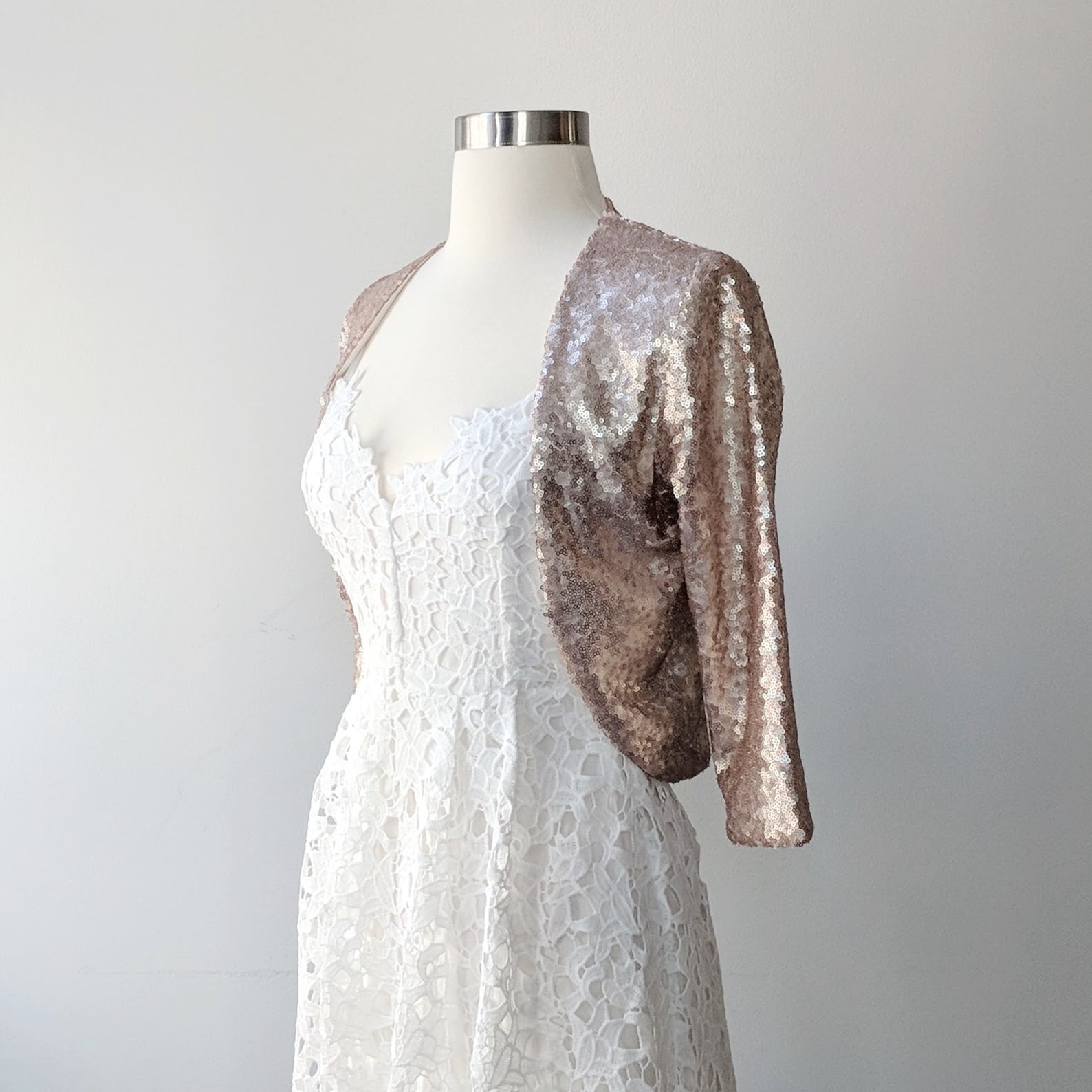 Dark Navy Bolero Blue Sequin Bolero Bridal Bolero Something | Etsy