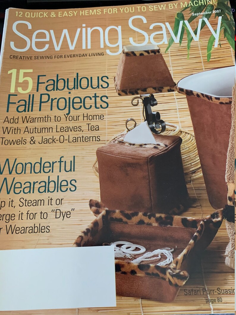 Collection of Sewing Savvy Magazines REDUCED SHIPPING - Etsy 日本