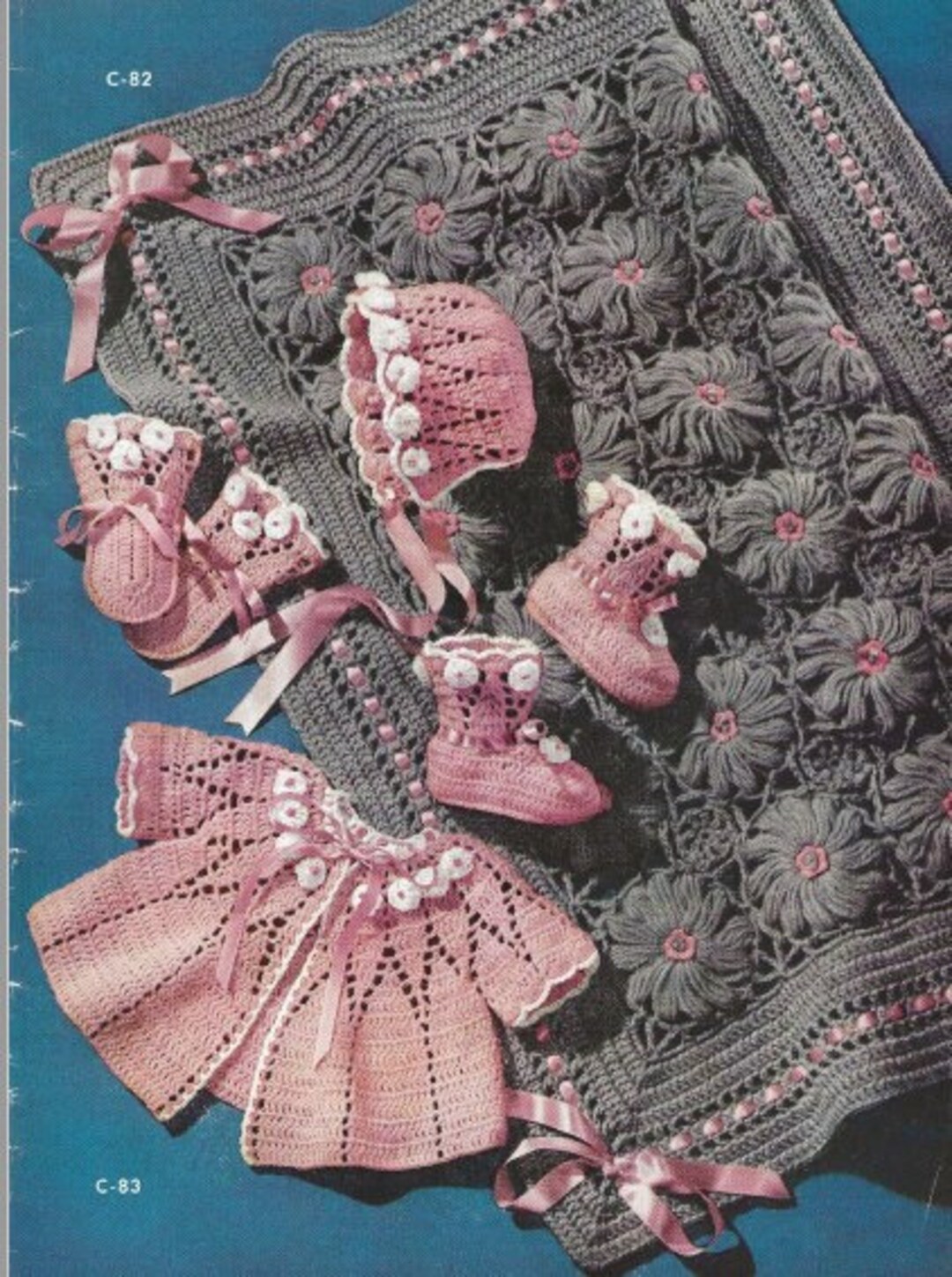 PRICE REDUCED 50% Vintage Crochet Pattern for a Baby Carriage Cover ...