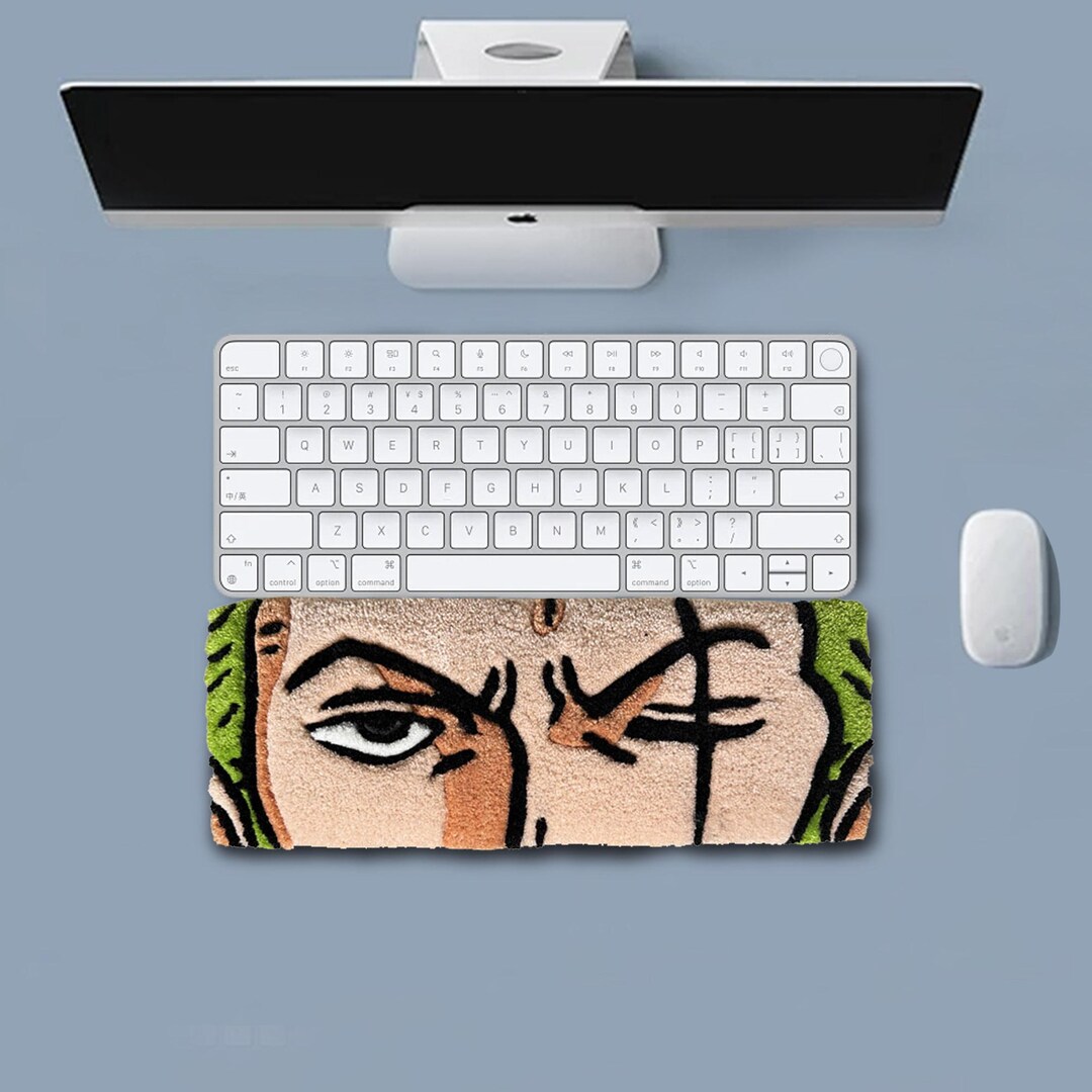 Roronoa Zoro Keyboard Tufted Rug, Anime Zoro Rug, Soft Touch Rug, Zoro ...