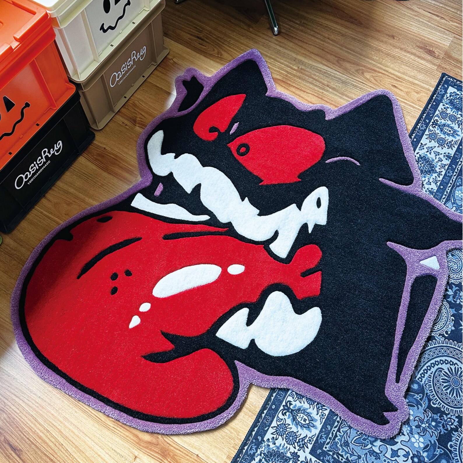 Gengar Tufted Rug, Anime Gengar Rug, Soft Touch Rug, Gengar Entrance ...