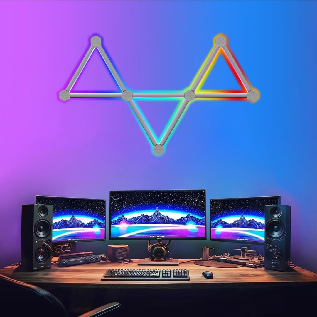 Gaming Room Wall Splicing Lamp, Gaming Room LED Light Decor, Gamer Zone ...