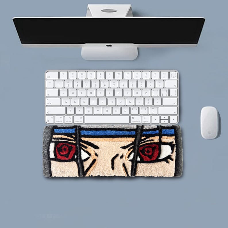 Uchiha Itachi Keyboard Tufted Rug, Anime Itachi Rug, Soft Touch Rug ...
