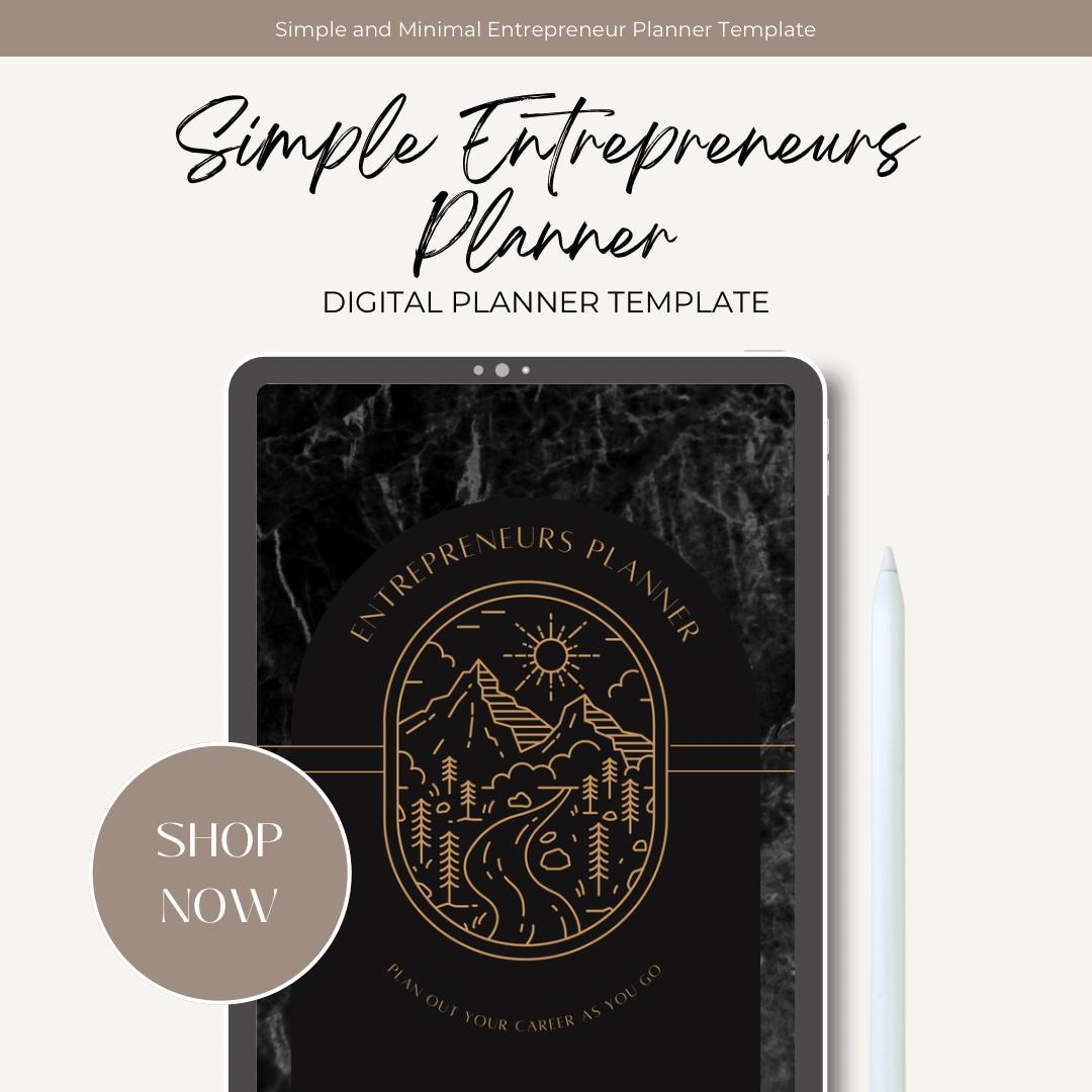 Entrepreneur Digital Planner: Small Business Organizer (PDF ...