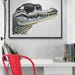 Cool Crocodile Wall Art – Digital Download | Funny Reptile Print ...