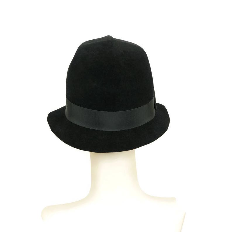 Black Fedora Hat for Women Felt Hat Winter Hat Women Black - Etsy