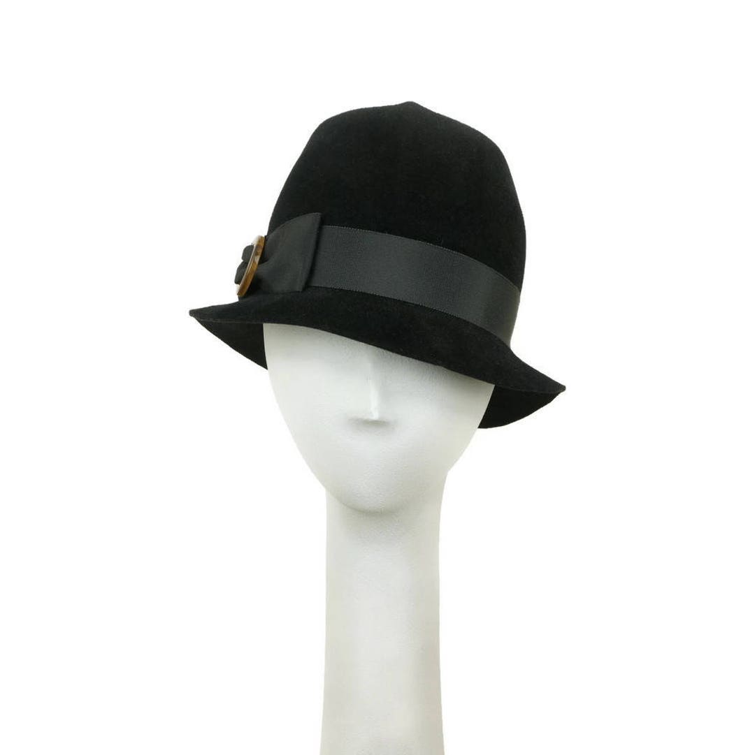 Black Fedora Hat for Women, Felt Hat, Winter Hat Women, Black Hat ...