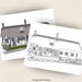 Thatched Cottage Printable, Coloring Sheet, English Countryside, Hand ...