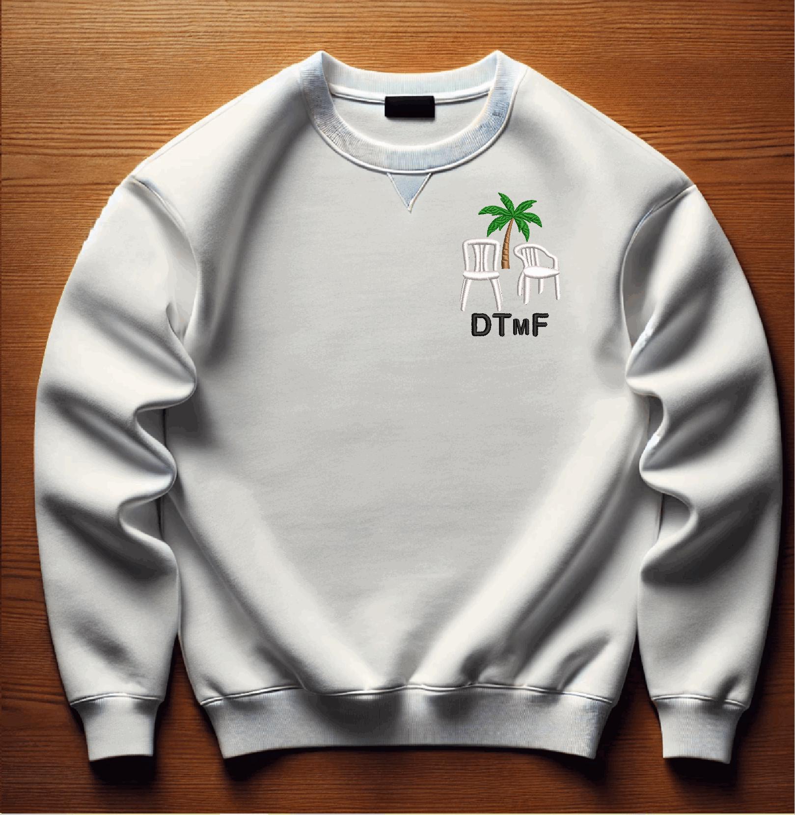 DTMF Embroidey Design, DTMF Embroidery Design, Chairs and Palm ...