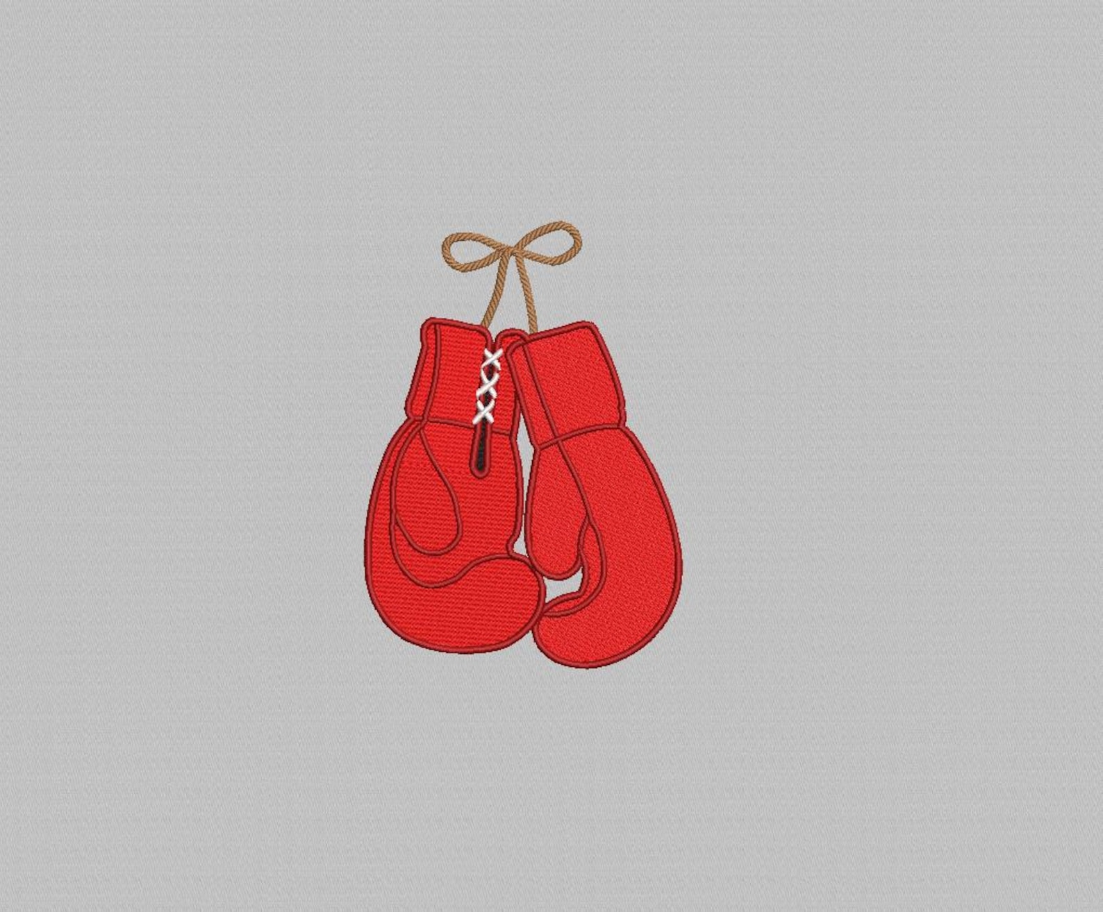 Boxing Gloves Embroidery Design, Sport Pattern (digital File, 3 Sizes ...