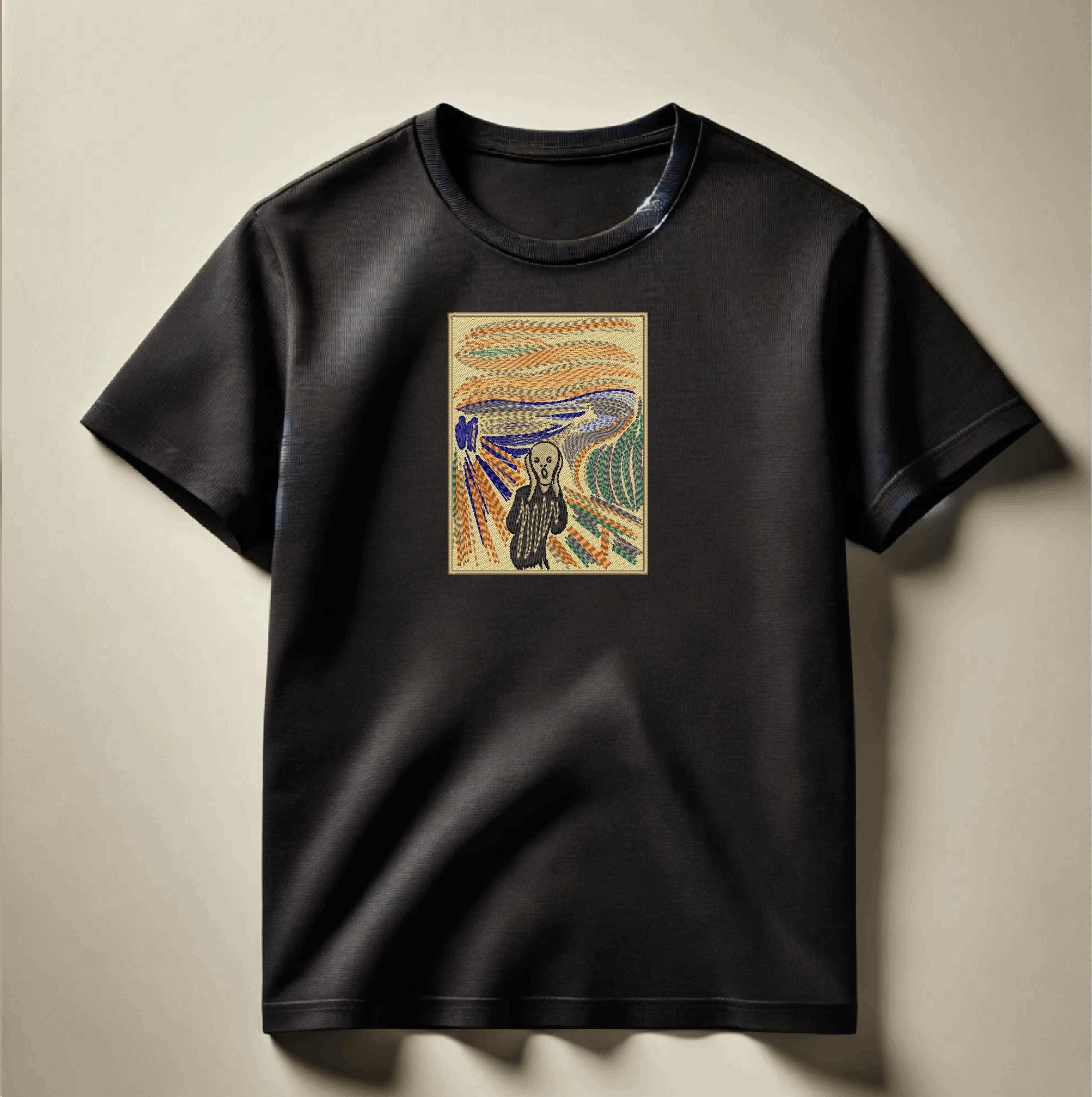 The Scream Munch Digital File Embroidery Design Edvard Munch ...