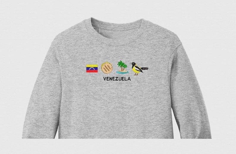 Venezuela Embroidery Design, Arepa, Flag (3 Sizes) (instant Download ...