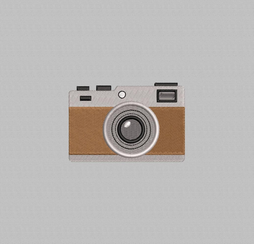 Vintage Camera Embroidery Design: Retro Machine Pattern (digital File ...