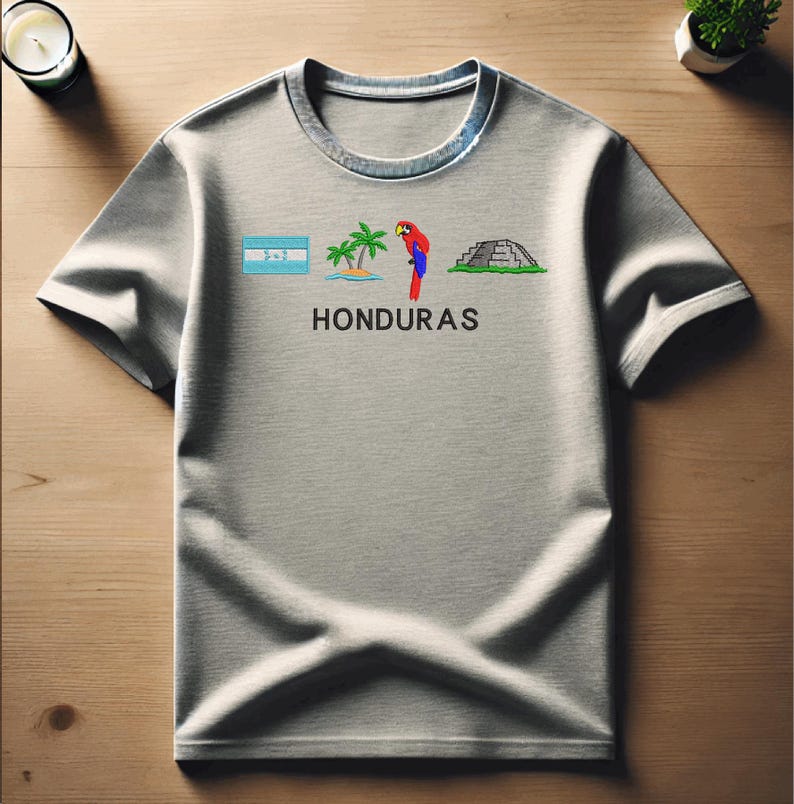 Honduras Machine Embroidery Design, Parrot - Embroidery Designs ...