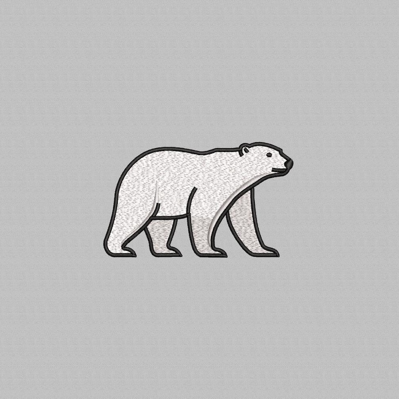 Polar Bear Mini Embroidery - Etsy