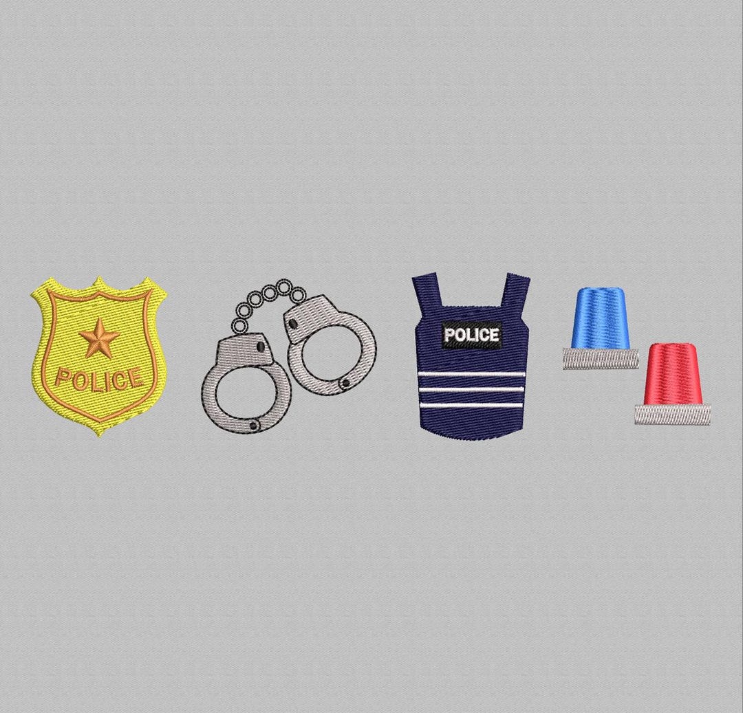 Police Embroidery Designs, Police Badge Embroidery Design, Police Vest ...