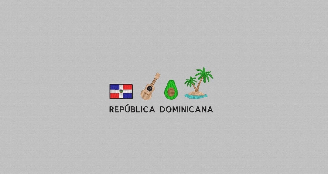Dominican Republic Embroidery, Dominican Republic Design Machine ...