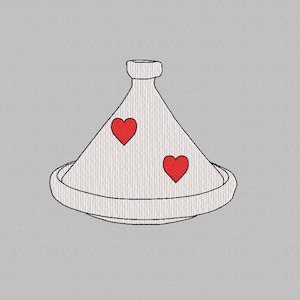 Moroccan Tajine Embroidery Design, Arabic Utensils, 4 Sizes (digital ...