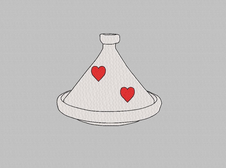 Moroccan Tajine Embroidery Design, Arabic Utensils, 4 Sizes (digital ...