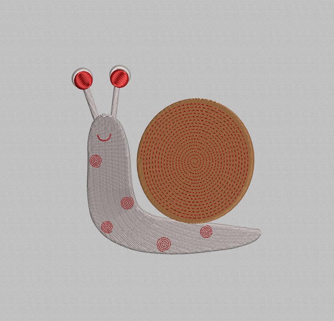 Snail Embroidery Design, Animal Embroidery Designs Machine Embroidery ...