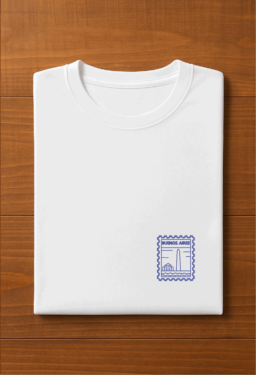 Buenos Aires Stamp Embroidery Design: Argentina Postage Souvenir ...