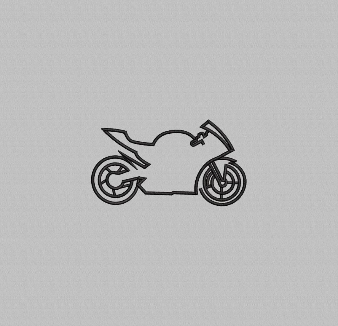 Motorbike Embroidery Design, Sport Bike Pattern (digital File) - Etsy