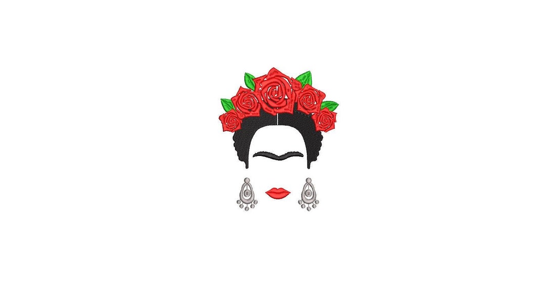 Frida Kahlo Machine Embroidery Design, 3 Sizes (digital Sketches) - Etsy