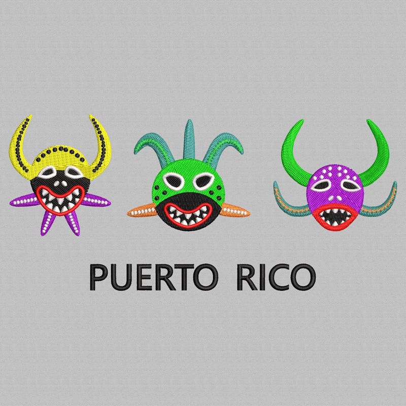 Puerto Rican Mask - Etsy