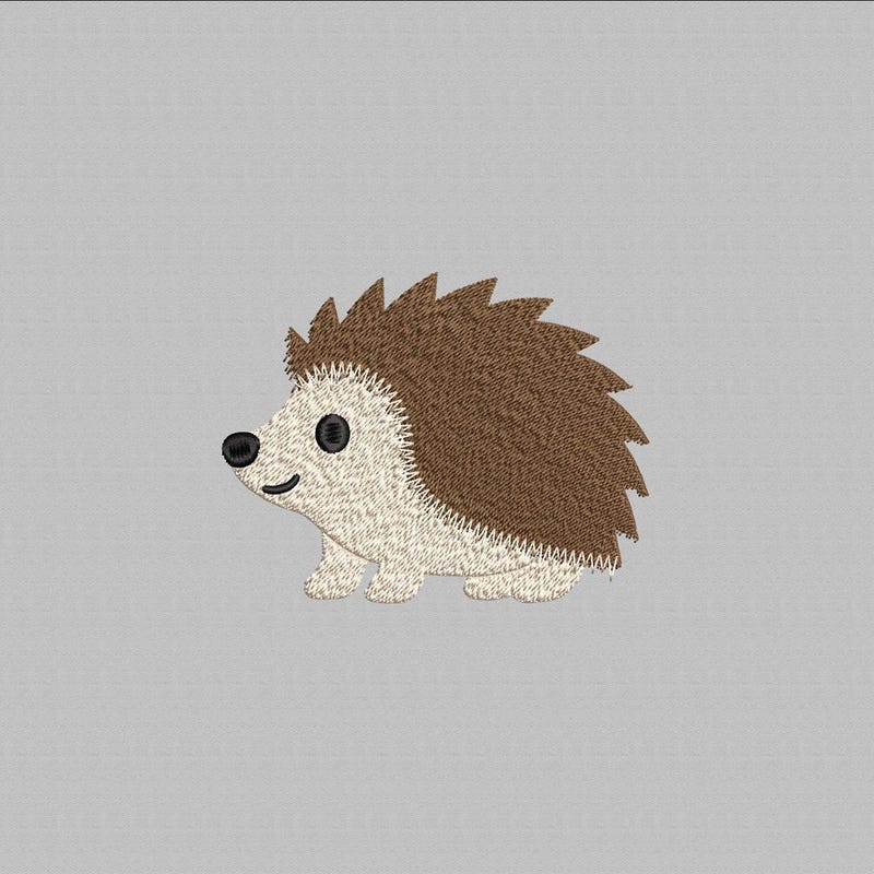 Hedgehog Embroidery - Etsy