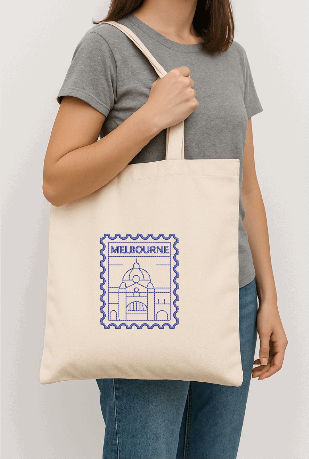 Melbourne Stamp Embroidery Design: Australia Postage, 4 Sizes (digital ...