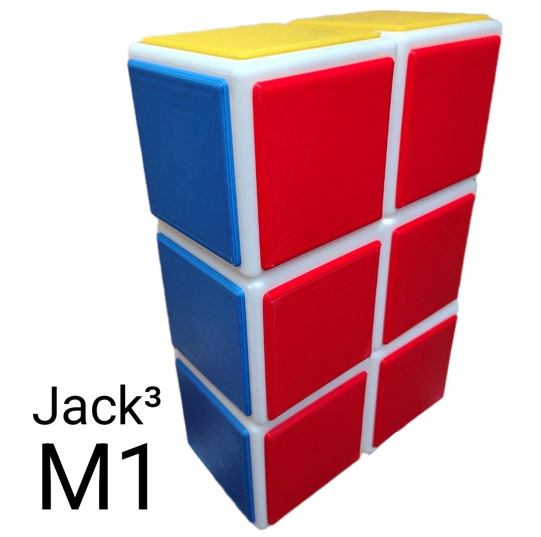 Cubejack M1 - Giant 1x2x3 Magic Puzzle Cube. Great for Beginners. - Etsy