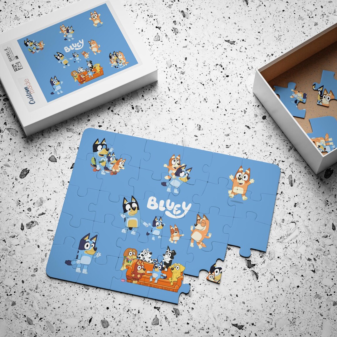 Bluey Childrens Puzzle, 30-piece - Etsy