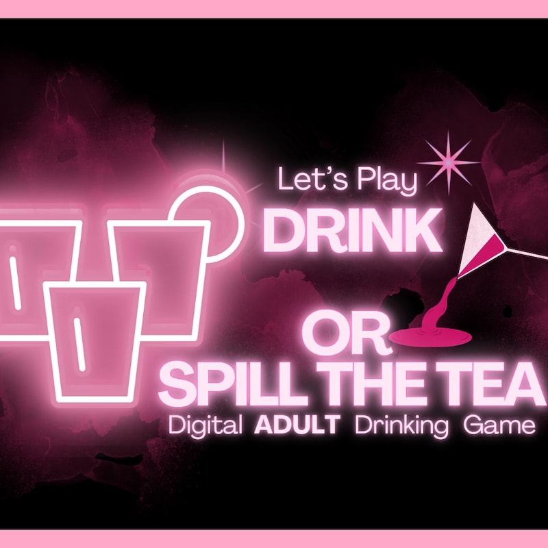 Drink Digital Cards - Etsy