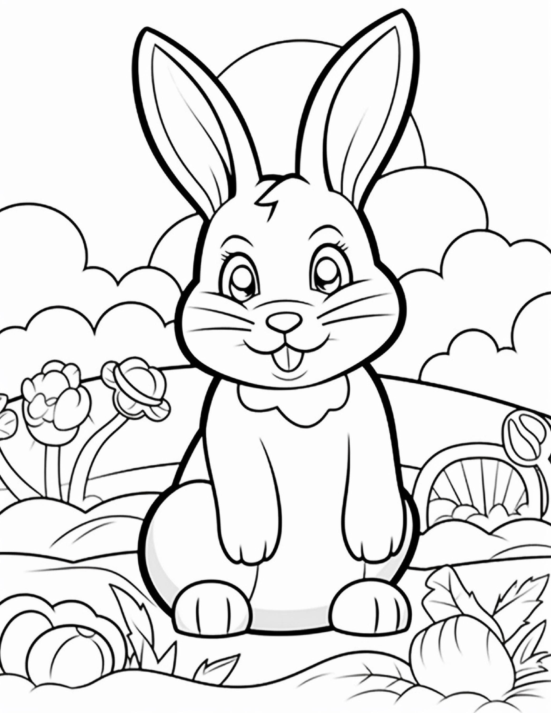 Cute Farm Animals - #46-50 - Coloring Pages (5 Pages) - Etsy