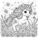 Enchanted Unicorns - #11-15 - Coloring Pages (5 Pages) - Etsy