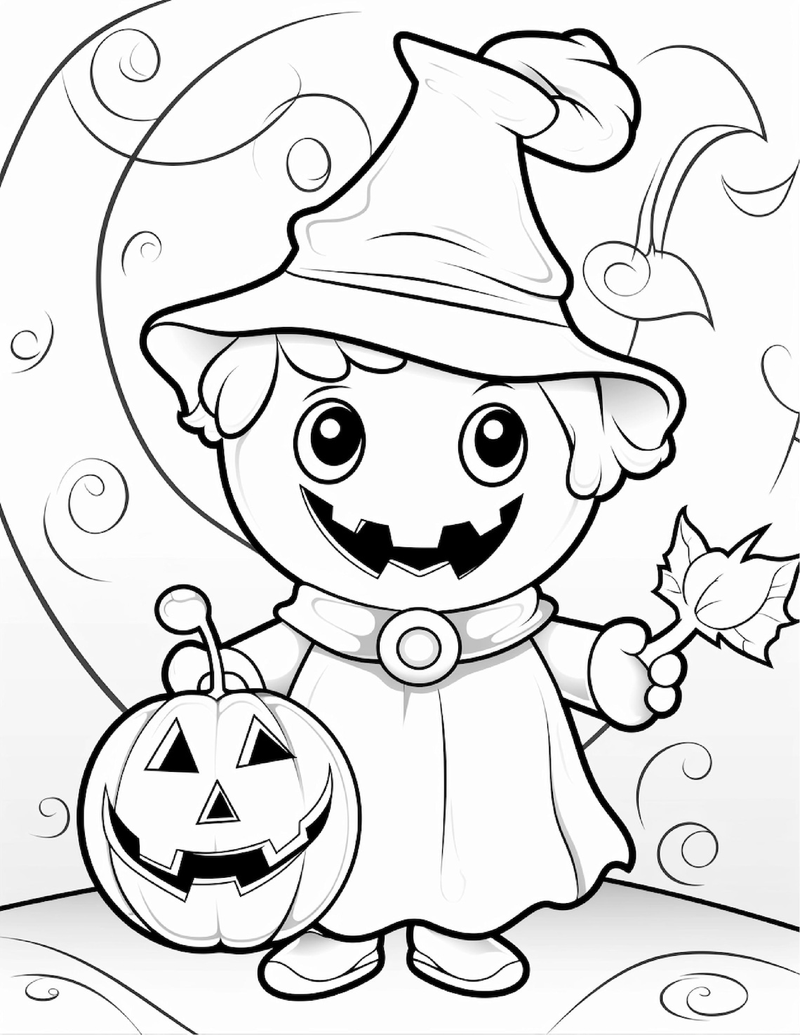 Happy Halloween - 1 - #36-40 - Coloring Pages (5 Pages) - Etsy