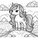 Enchanted Unicorns - #26-30 - Coloring Pages (5 Pages) - Etsy