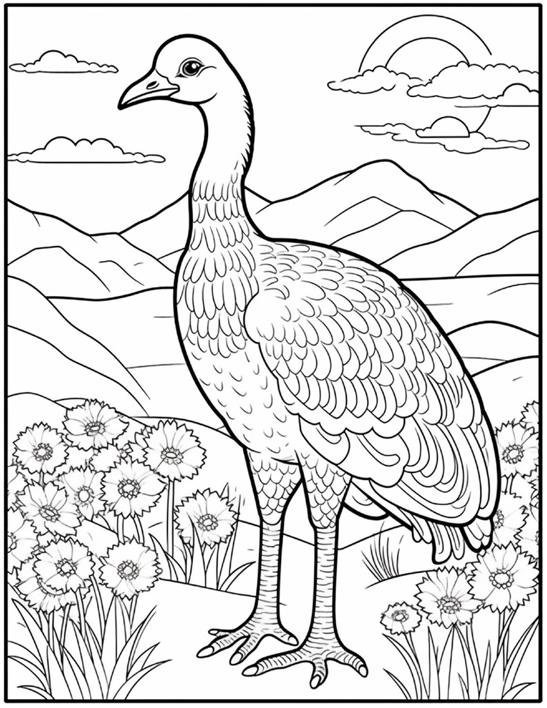 Cute Farm Animals - #51-55 - Coloring Pages (5 Pages) - Etsy
