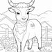 Cute Farm Animals - #16-20 - Coloring Pages (5 Pages) - Etsy