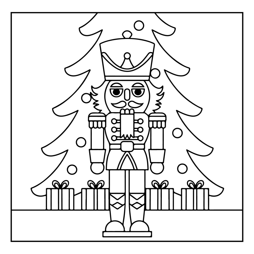 Bold & Easy - Cozy Christmas - #41-45 - Coloring Pages (5 Pages) - Etsy