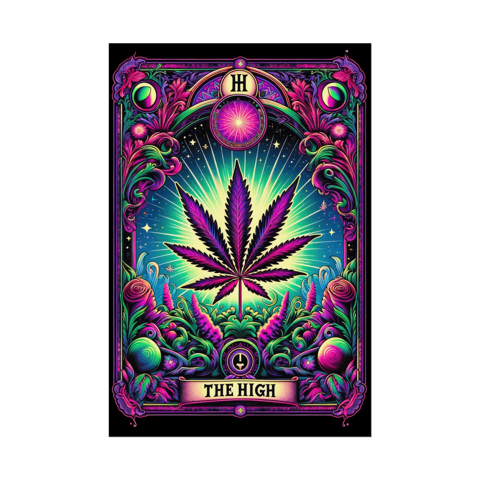 The High - Tarot Card - 1 - Rolled Posters - Etsy