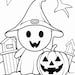 Happy Halloween - 1 - #1-5 - Coloring Pages (5 Pages) - Etsy