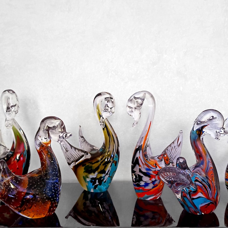 Murano Glass Swan or Duck - Etsy
