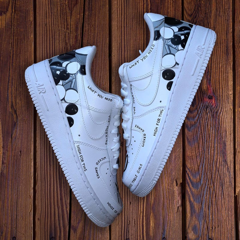 Painted Air Force 1 - Etsy