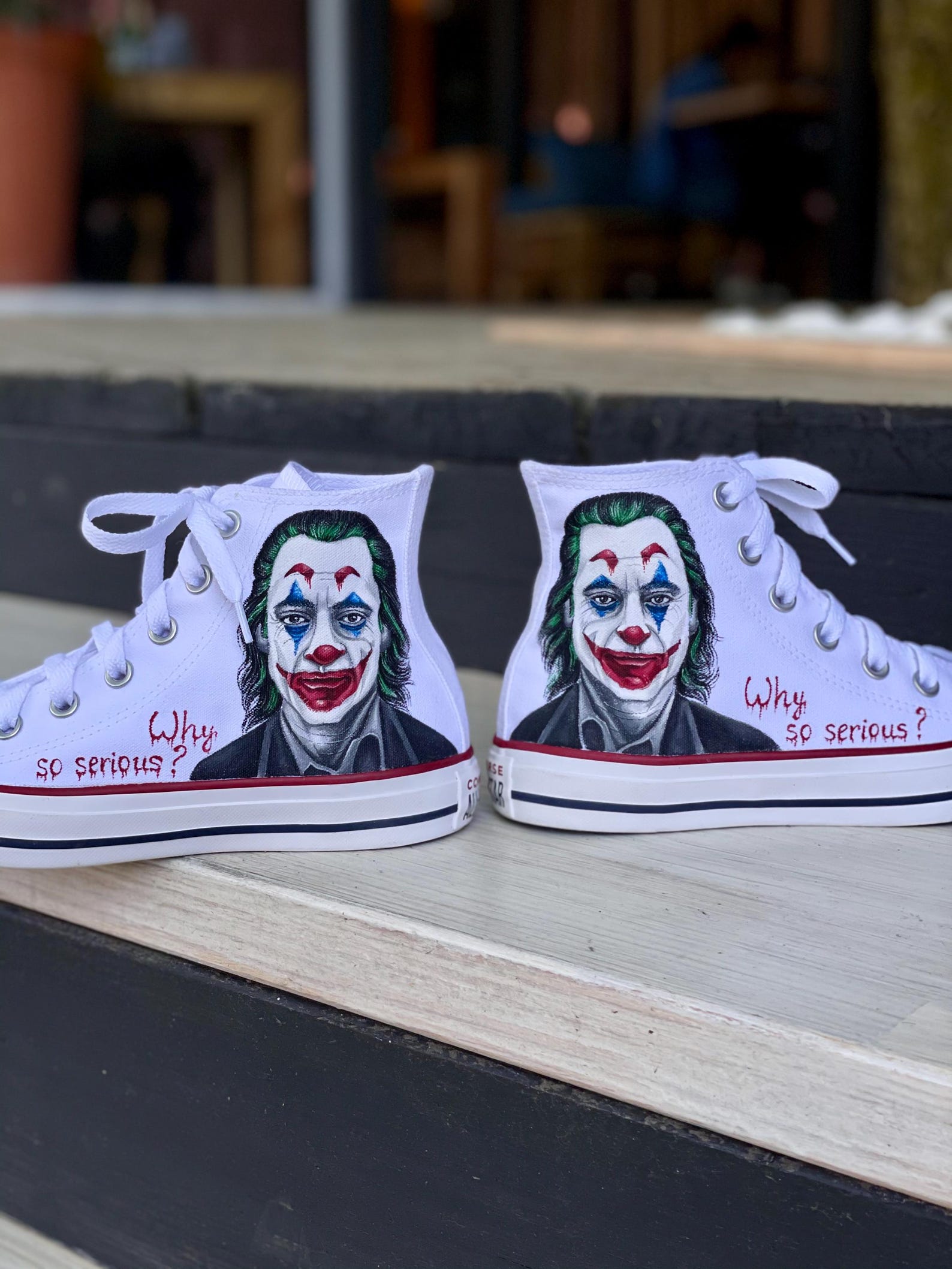 CUSTOM HAND PAINTED Converse Chuck Taylor All Star High, Personalized ...