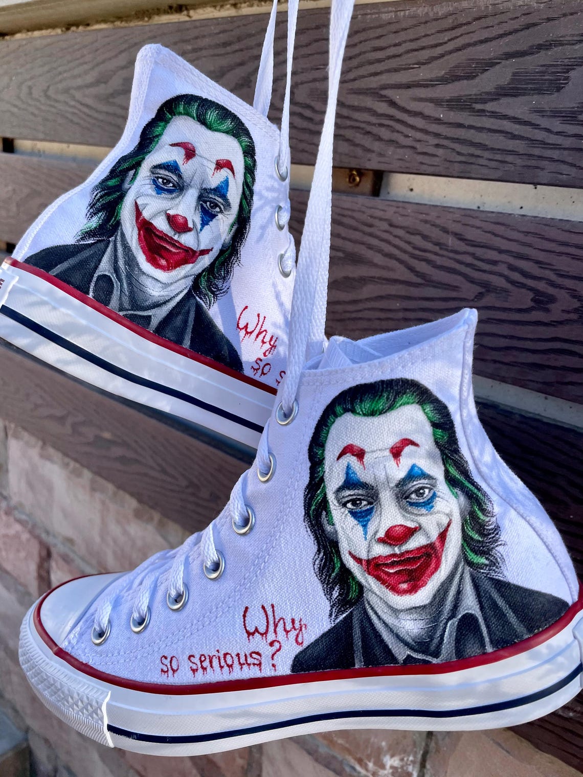 CUSTOM HAND PAINTED Converse Chuck Taylor All Star High, Personalized ...