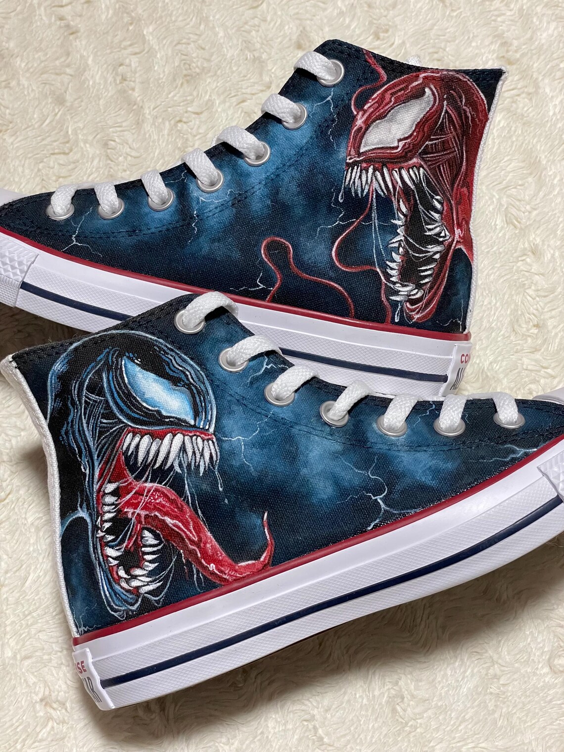 CUSTOM HAND PAINTED Converse Chuck Taylor All Star High, Personalized ...