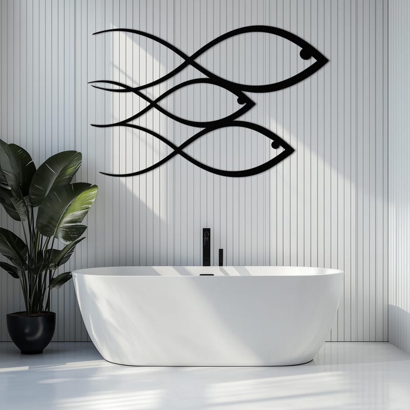 Abstract Fish Art - Etsy