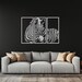 Zebra Triptych Metal Wall Art - Abstract Zebra Panels - Modern Wildlife ...