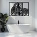 Zebra Triptych Metal Wall Art - Abstract Zebra Panels - Modern Wildlife ...